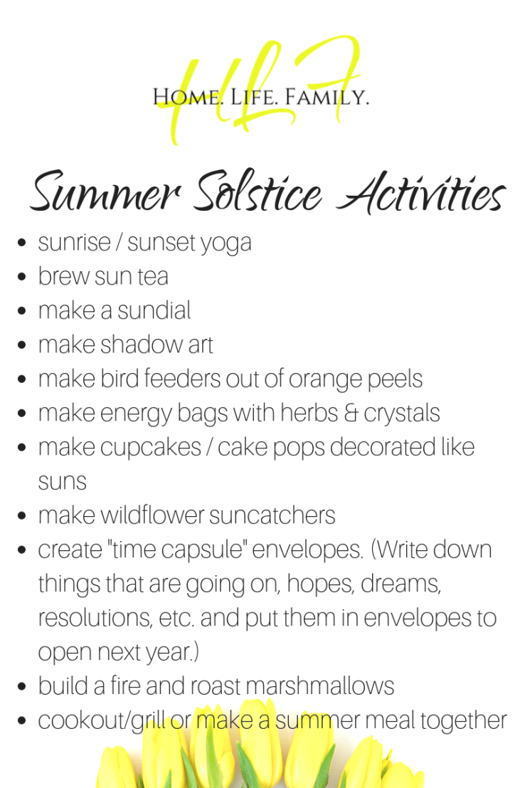 Summer Solstice (Litha/Midsummer) Celebration Ideas for Families – Home ...